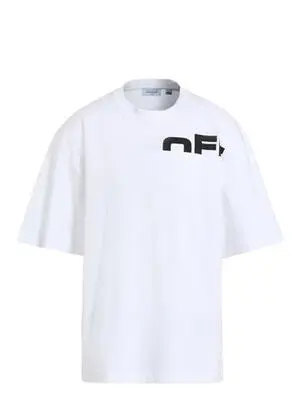 OFF-WHITE™ Off- T-shirt Size Cotton, Elastane - White