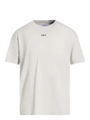 OFF-WHITE™ Off-white T-shirt Size Cotton, Elastane - Grey