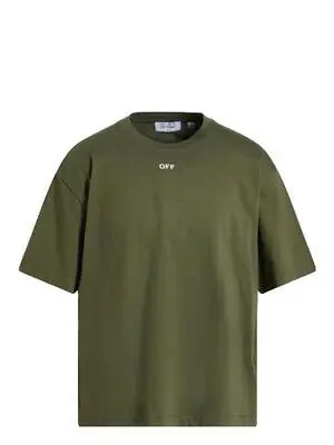 OFF-WHITE™ Off-white T-shirt Size Cotton, Elastane - Green