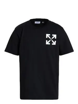OFF-WHITE™ Off- T-shirt Size Cotton, Elastane - Black
