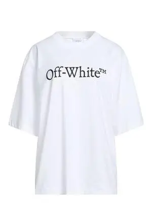 OFF-WHITE™ Off- T-shirt Size Cotton, Elastane - White