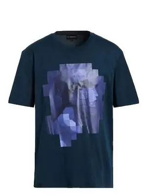 Emporio Armani T-shirt Midnight Size Cotton - Blue