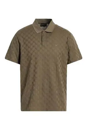 Emporio Armani Polo Shirt Khaki Size Cotton - Beige