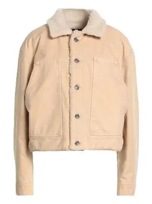 Dsquared2 Sherpa-trimmed Canvas Jacket - Beige