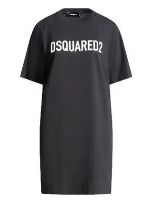 Dsquared2 Mini Cotton T-shirt Dress - Black