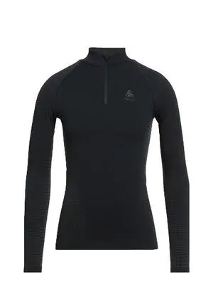 ODLO T-shirt With Zip Fastening - Black