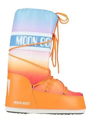 Moon Boot Textile Fiber Boots - Orange