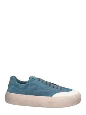 PRIMABASE Military Leather Sneakers - Blue