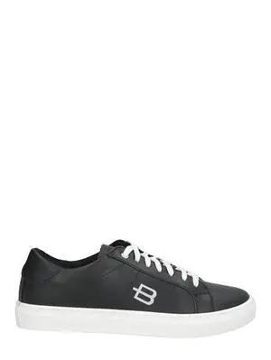 BALDININI Leather Low-top Sneakers - Black