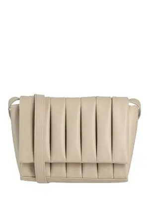 THEMOIRE Textile Fiber Crossbody Bag - Beige