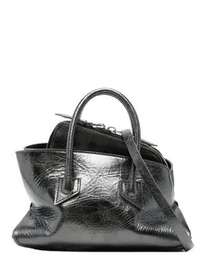 Attico Leather Tote Bag - Black