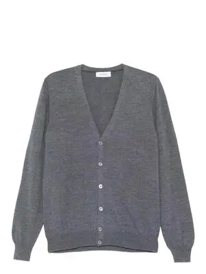 GRAN SASSO Virgin Wool Cardigan - Grey