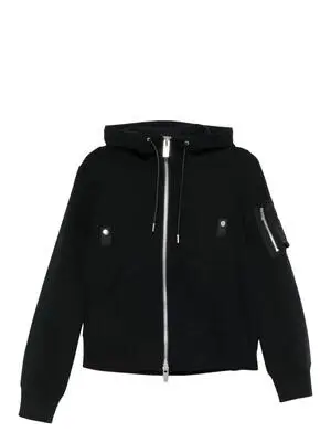 Sacai Zip-up Bomber Jacket - Black