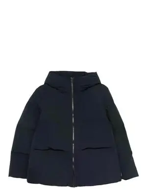 Woolrich Hooded Zip-up Puffer Jacket - Blue