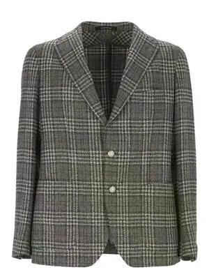 Tagliatore Checked Jacket - Grey