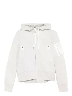 Sacai Zip-up Bomber Jacket - Neutrals
