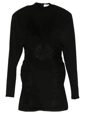 Stella McCartney Lace Midi Dress - Black
