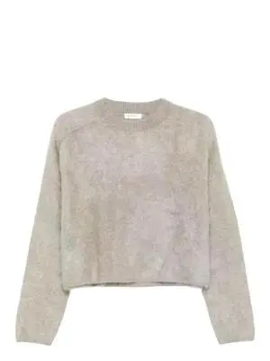 Soft Goat Crew-Neck Sweater Neutrals