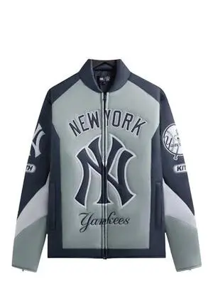 Kith X New York Yankees Zip Brixton Puffed Shirt Jacket - Statue