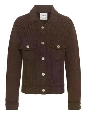 BARRIE Knitted Jacket - Brown