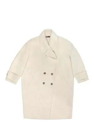 Bimba Y Lola Button Double-breasted Coat - Neutrals