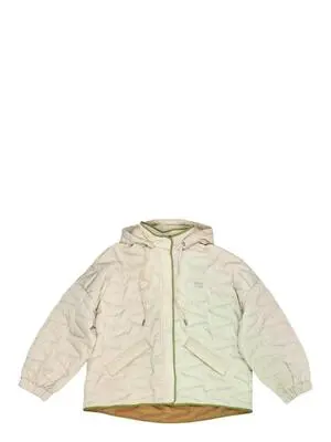 Bimba Y Lola Quilted Hooded Jacket - Neutrals