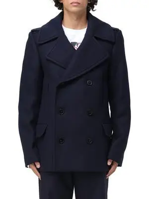 Dries Van Noten Double-breasted Coat - Blue