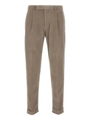 PT TORINO Flat Front Trousers Sand