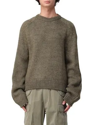 Our Legacy Our Legacy Ribbed Knit Crewneck Sweater Olive