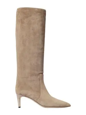 Paris Texas Knee High Boots - Beige