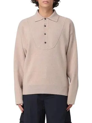 Jacquemus Long Sleeve Polo Shirt - Beige