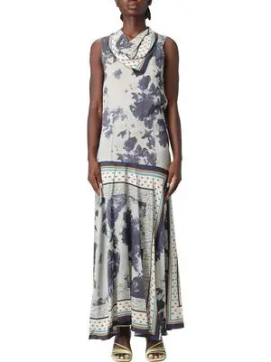 Paul Smith Printed Maxi Dress - Blue