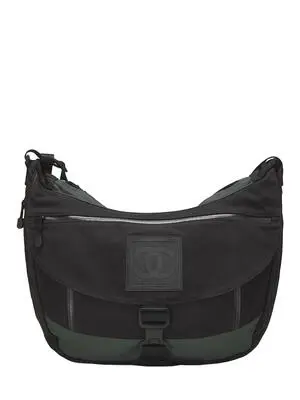 Chanel Canvas Sportline Messenger - Black