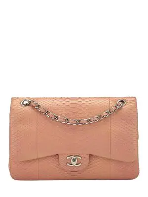 Chanel Classic Double Flap Shoulder Bag - Pink