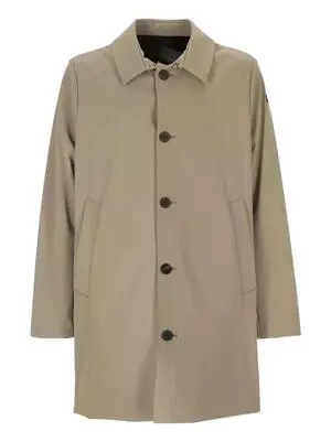 RRD Buttoned Tailored Coat - Neutrals