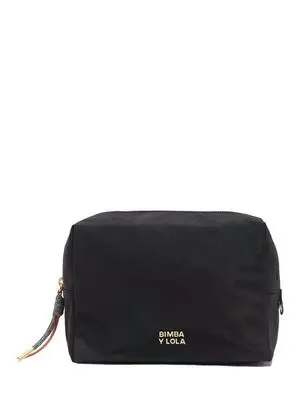 Bimba Y Lola Zip-fastening Makeup Bag - Black