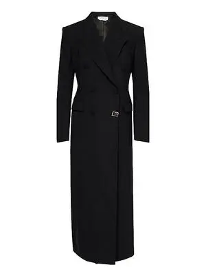 Gabriela Hearst Julien Long Wool Coat - Black