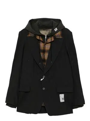 Mihara Yasuhiro Layered Blazer - Black