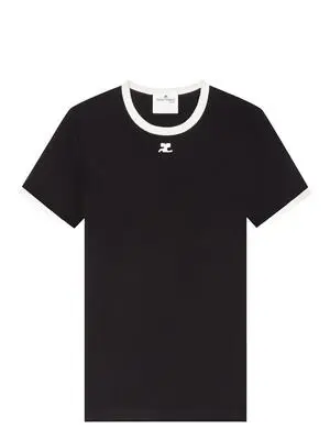 COURREGES Signature Contrast T-Shirt