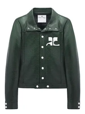 COURREGES Re-edition Vinyl Jacket - Green