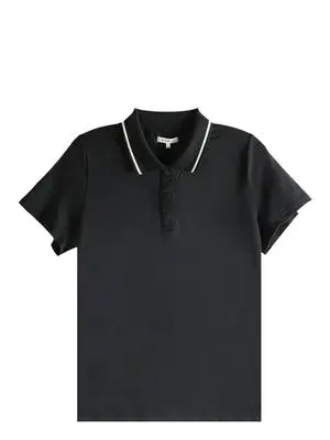 MALBON Paloma Polo Shirt - Black