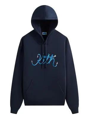 Kith X Disney Donald Duck Vintage Nelson Hoodie - Blue
