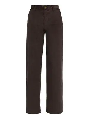 Kobi Halperin High-rise Corduroy Pants - Espresso