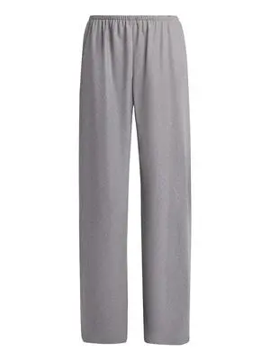 THE ROW Gala Wool Wide-leg Pants - Gray