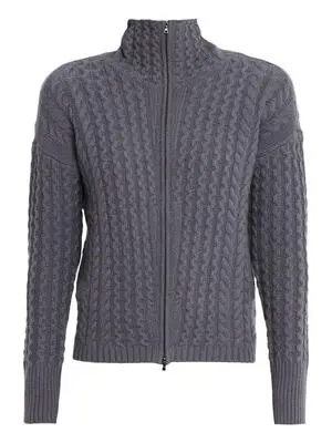 TSE CASHMERE Cashmere Cable Knit Bomber Jacket
