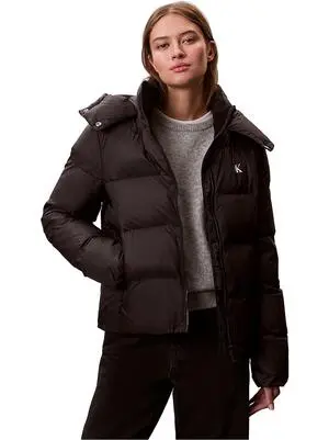 Calvin Klein Nylon Puffer Jacket - Black