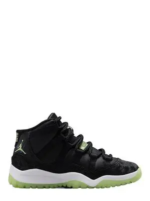 JORDAN 11 Retro Sneakers - Black/barely Volt/dark Raisin