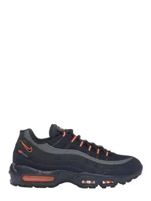 Nike Air Max 95 Logo - Navy Blue/orange/wolf Grey