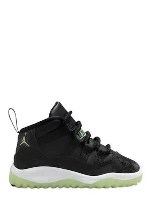 JORDAN 11 Retro Sneakers - Black/barely Volt/dark Raisin
