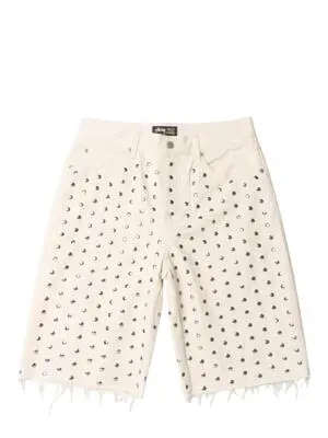 StÜssy X Wales Bonner Studded Short - Ivory